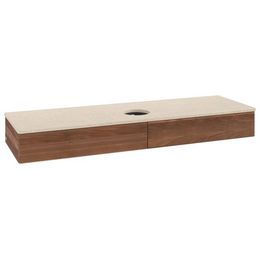 Villeroy & Boch Villeroy & Boch Waschtischunterschrank Antao L14_1 1600x190x500mm mit Beleuchtung mit Struktur FK/AP L14113HM
