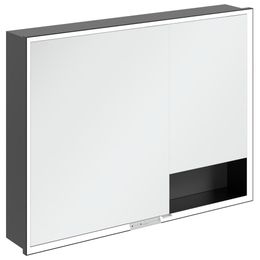 Villeroy & Boch Villeroy & Boch Einbau-Spiegelschrank My View+ B48210 1000x750x167mm mit Beleuchtung Graphite B48210VR