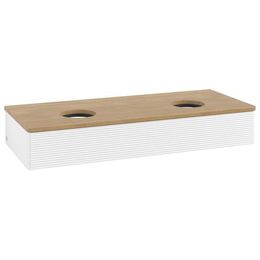 Villeroy & Boch Villeroy & Boch Waschtischunterschrank Antao L13_1 1200x190x500mm mit Beleuchtung mit Struktur FK/AP L13111MT