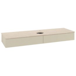 Villeroy & Boch Villeroy & Boch Waschtischunterschrank Antao L14_5 1600x190x500mm mit Beleuchtung mit Struktur FK/AP L14153HJ