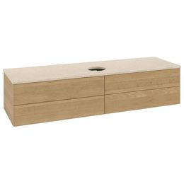 Villeroy & Boch Villeroy & Boch Waschtischunterschrank Antao L25_1 1600x360x500mm mit Beleuchtung FK/AP: HN/3 L25013HN