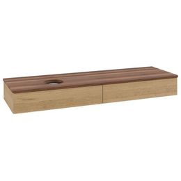 Villeroy & Boch Villeroy & Boch Waschtischunterschrank Antao L15_1 1600x190x500mm mit Beleuchtung mit Struktur FK/AP L15112HN
