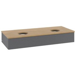 Villeroy & Boch Villeroy & Boch Waschtischunterschrank Antao L13_1 1200x190x500mm mit Beleuchtung mit Struktur FK/AP L13111GK