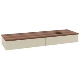 Villeroy & Boch Villeroy & Boch Waschtischunterschrank Antao L16_1 1600x190x500mm mit Beleuchtung mit Struktur FK/AP L16112HJ