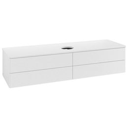 Villeroy & Boch Villeroy & Boch Waschtischunterschrank Antao L25_1 1600x360x500mm mit Beleuchtung mit Struktur FK/AP L25110GF