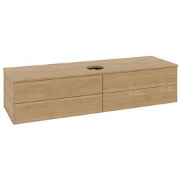 Villeroy & Boch Villeroy & Boch Waschtischunterschrank Antao L25_1 1600x360x500mm mit Beleuchtung FK/AP: HN/1 L25011HN
