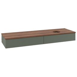 Villeroy & Boch Villeroy & Boch Waschtischunterschrank Antao L16_1 1600x190x500mm mit Beleuchtung mit Struktur FK/AP L16112HL