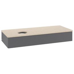 Villeroy & Boch Villeroy & Boch Waschtischunterschrank Antao L11_1 1200x190x500mm mit Beleuchtung mit Struktur FK/AP L11113GK