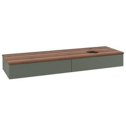 Villeroy & Boch Villeroy & Boch Waschtischunterschrank Antao L16_5 1600x190x500mm mit Beleuchtung mit Struktur FK/AP L16152HL