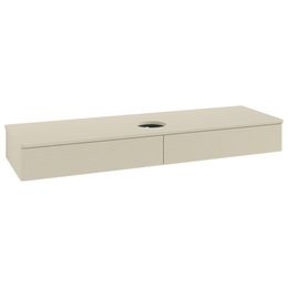 Villeroy & Boch Villeroy & Boch Waschtischunterschrank Antao L14_1 1600x190x500mm mit Beleuchtung mit Struktur FK/AP L14110HJ