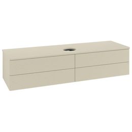 Villeroy & Boch Villeroy & Boch Waschtischunterschrank Antao L25_1 1600x360x500mm mit Beleuchtung mit Struktur FK/AP L25110HJ