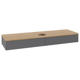 Villeroy & Boch Villeroy & Boch Waschtischunterschrank Antao L14_1 1600x190x500mm mit Beleuchtung FK/AP: GK/1 L14011GK