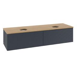 Villeroy & Boch Villeroy & Boch Waschtischunterschrank Antao K39_1 1600x360x500mm mit Struktur FK/AP: HG/1 K39111HG