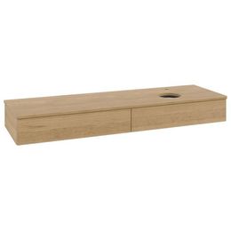 Villeroy & Boch Villeroy & Boch Waschtischunterschrank Antao L16_5 1600x190x500mm mit Beleuchtung mit Struktur FK/AP L16151HN
