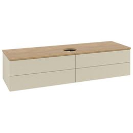 Villeroy & Boch Villeroy & Boch Waschtischunterschrank Antao L25_1 1600x360x500mm mit Beleuchtung mit Struktur FK/AP L25111HJ