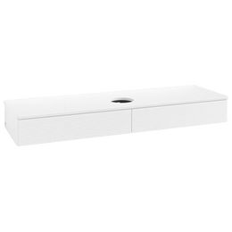Villeroy & Boch Villeroy & Boch Waschtischunterschrank Antao L14_1 1600x190x500mm mit Beleuchtung mit Struktur FK/AP L14110MT