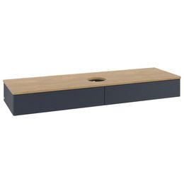 Villeroy & Boch Villeroy & Boch Waschtischunterschrank Antao L14_1 1600x190x500mm mit Beleuchtung mit Struktur FK/AP L14111HG