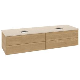 Villeroy & Boch Villeroy & Boch Waschtischunterschrank Antao L28_5 1600x360x500mm mit Beleuchtung FK/AP: HN/3 L28053HN