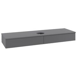 Villeroy & Boch Villeroy & Boch Waschtischunterschrank Antao L14_1 1600x190x500mm mit Beleuchtung mit Struktur FK/AP L14110GK