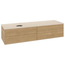Villeroy & Boch Villeroy & Boch Waschtischunterschrank Antao L26_5 1600x360x500mm mit Beleuchtung FK/AP: HN/3 L26053HN