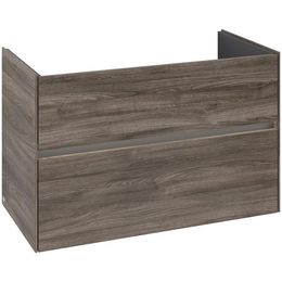 Villeroy & Boch Villeroy & Boch Waschtischunterschrank Collaro C145B0 472x609,5x961mm mit Beleuchtung Stone Oak C145B0RK