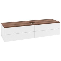 Villeroy & Boch Villeroy & Boch Waschtischunterschrank Antao L25_5 1600x360x500mm mit Beleuchtung mit Struktur FK/AP L25152MT