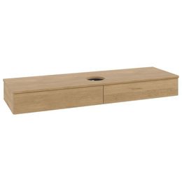 Villeroy & Boch Villeroy & Boch Waschtischunterschrank Antao L14_1 1600x190x500mm mit Beleuchtung mit Struktur FK/AP L14111HN