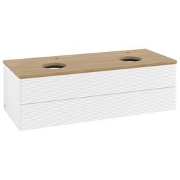 Villeroy & Boch Villeroy & Boch Waschtischunterschrank Antao L24_5 1200x360x500mm mit Beleuchtung mit Struktur FK/AP L24151MT