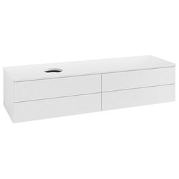 Villeroy & Boch Villeroy & Boch Waschtischunterschrank Antao L26_1 1600x360x500mm mit Beleuchtung mit Struktur FK/AP L26110GF