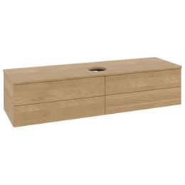 Villeroy & Boch Villeroy & Boch Waschtischunterschrank Antao L25_1 1600x360x500mm mit Beleuchtung mit Struktur FK/AP L25111HN