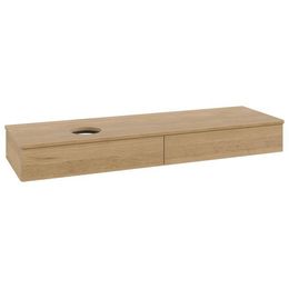 Villeroy & Boch Villeroy & Boch Waschtischunterschrank Antao L15_1 1600x190x500mm mit Beleuchtung mit Struktur FK/AP L15111HN
