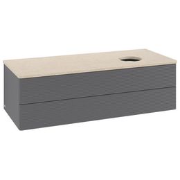 Villeroy & Boch Villeroy & Boch Waschtischunterschrank Antao L23_1 1200x360x500mm mit Beleuchtung mit Struktur FK/AP L23113GK