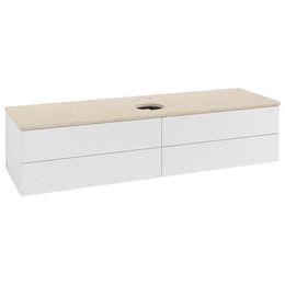 Villeroy & Boch Villeroy & Boch Waschtischunterschrank Antao L25_5 1600x360x500mm mit Beleuchtung mit Struktur FK/AP L25153GF