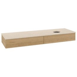 Villeroy & Boch Villeroy & Boch Waschtischunterschrank Antao L16_1 1600x190x500mm mit Beleuchtung mit Struktur FK/AP L16113HN