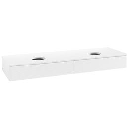Villeroy & Boch Villeroy & Boch Waschtischunterschrank Antao L17_1 1600x190x500mm mit Beleuchtung mit Struktur FK/AP L17110MT