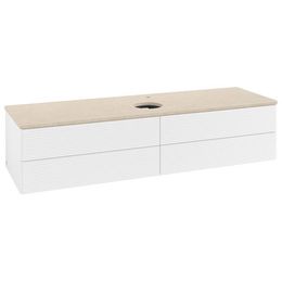 Villeroy & Boch Villeroy & Boch Waschtischunterschrank Antao L25_5 1600x360x500mm mit Beleuchtung mit Struktur FK/AP L25153MT