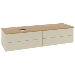 Villeroy & Boch Villeroy & Boch Waschtischunterschrank Antao L26_1 1600x360x500mm mit Beleuchtung mit Struktur FK/AP L26111HJ