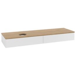Villeroy & Boch Villeroy & Boch Waschtischunterschrank Antao L15_1 1600x190x500mm mit Beleuchtung mit Struktur FK/AP L15111GF