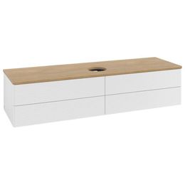 Villeroy & Boch Villeroy & Boch Waschtischunterschrank Antao L25_1 1600x360x500mm mit Beleuchtung mit Struktur FK/AP L25111GF