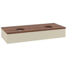 Villeroy & Boch Villeroy & Boch Waschtischunterschrank Antao L13_1 1200x190x500mm mit Beleuchtung mit Struktur FK/AP L13112HJ
