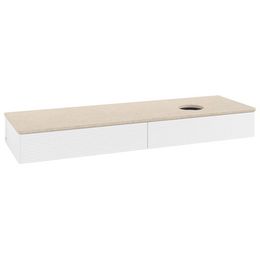 Villeroy & Boch Villeroy & Boch Waschtischunterschrank Antao L16_1 1600x190x500mm mit Beleuchtung mit Struktur FK/AP L16113MT