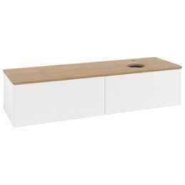Villeroy & Boch Villeroy & Boch Waschtischunterschrank Antao L38_5 1600x360x500mm mit Beleuchtung mit Struktur FK/AP L38151MT