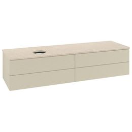 Villeroy & Boch Villeroy & Boch Waschtischunterschrank Antao L26_1 1600x360x500mm mit Beleuchtung mit Struktur FK/AP L26113HJ