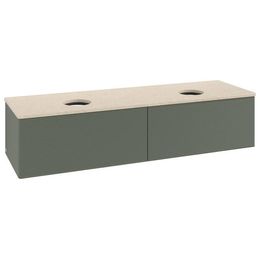 Villeroy & Boch Villeroy & Boch Waschtischunterschrank Antao L39_1 1600x360x500mm mit Beleuchtung mit Struktur FK/AP L39113HL