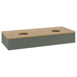 Villeroy & Boch Villeroy & Boch Waschtischunterschrank Antao L13_5 1200x190x500mm mit Beleuchtung mit Struktur FK/AP L13151HL