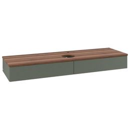 Villeroy & Boch Villeroy & Boch Waschtischunterschrank Antao L14_5 1600x190x500mm mit Beleuchtung mit Struktur FK/AP L14152HL