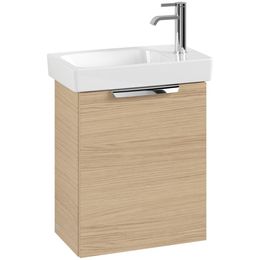 Villeroy & Boch Villeroy & Boch Set LineUp 450mm mit Spiegel Anschlag rechts Nordic Oak S00801VJR1