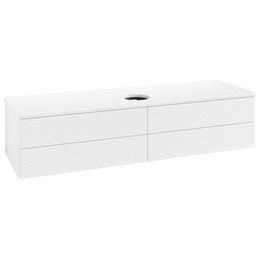 Villeroy & Boch Villeroy & Boch Waschtischunterschrank Antao L25_1 1600x360x500mm mit Beleuchtung mit Struktur FK/AP L25110MT