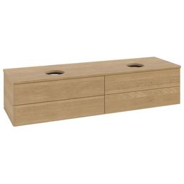 Villeroy & Boch Villeroy & Boch Waschtischunterschrank Antao L28_1 1600x360x500mm mit Beleuchtung FK/AP: HN/1 L28011HN