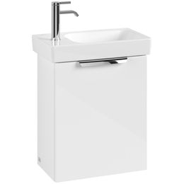 Villeroy & Boch Villeroy & Boch Set LineUp 450mm mit Spiegel Anschlag links Glossy White S00800DHR1